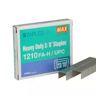 MAX STAPLES 1210 HEAVY DUTY 3/8" STAPLES - Big Stationery
