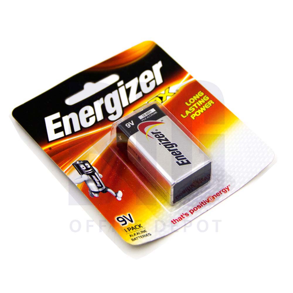 ENERGIZER ALKALINE BATTERY 9V ( 1 PCS/PKT ) - Big Stationery