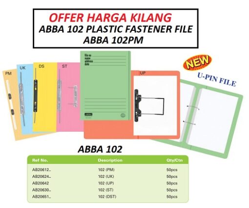 ABBA FLAT FILE 350PM | ABBA FLAT FILE 102PM - Big Stationery