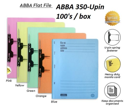 ABBA U PIN FILE | ABBA 350 U PIN FILE SPRING - Big Stationery