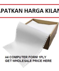 A4 COMPUTER FORM 1PLY 9.5" X 11" - Big Stationery
