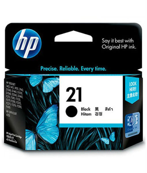 HP 21 Black Inkjet Print Cartridge ( C9351AA ) - Big Stationery