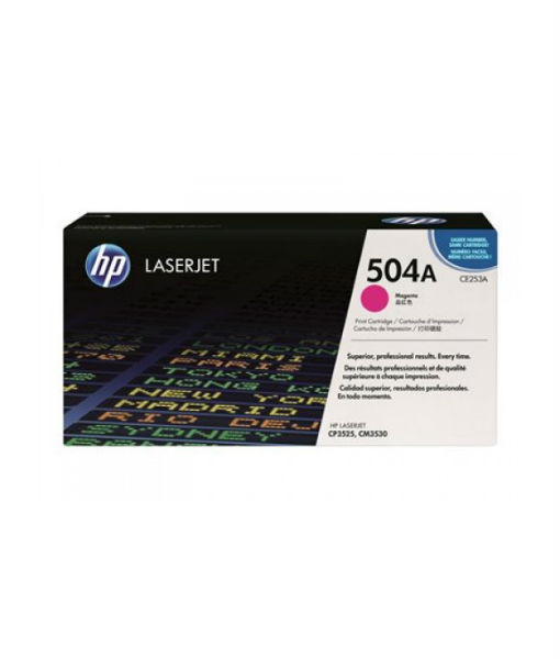 HP 504A Magenta Toner Cartridge ( CE 253A ) - Big Stationery