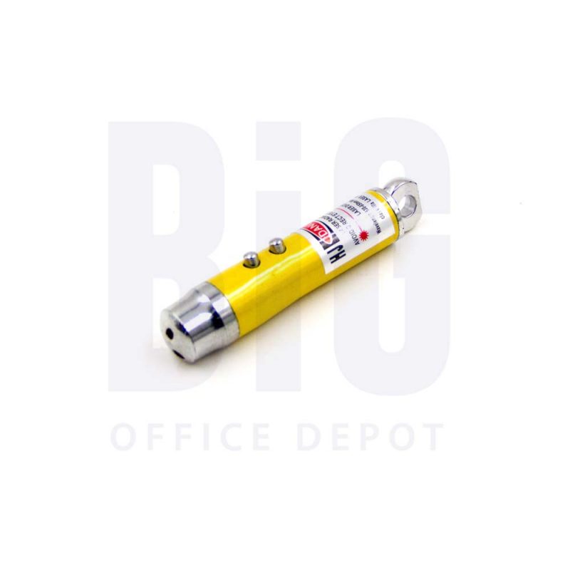 LASER POINTER WITH KEYCHAIN 60MM - Big Stationery