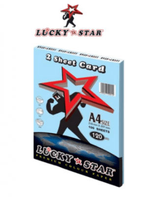 LUCKY STAR A4 2 SHEET CARD LIGHT COLOR | LUCKY STAR 2 SHEET CARD 120GSM ...
