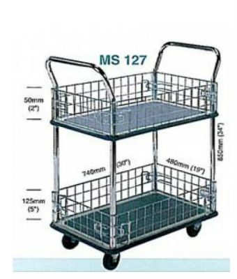 MYSTAR Trolley MS-127 ( 150 KG ) - Big Stationery