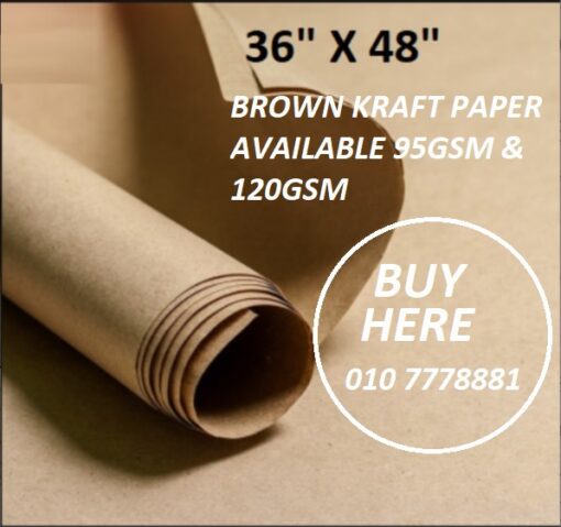 BROWN KRAFT PAPER 36" X 48" | BROWN PACKING PAPER - Big Stationery