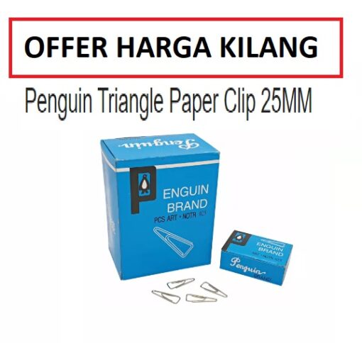 TRIANGLE PAPER CLIP 25MM - Big Stationery