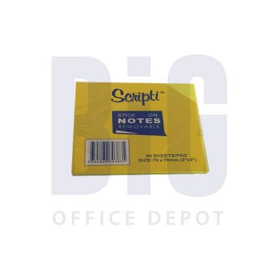 SCRIPTI STICK 76 X 76 MM - Big Stationery