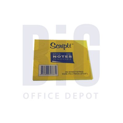 SCRIPTI STICK 76 X 76 MM LINED - Big Stationery