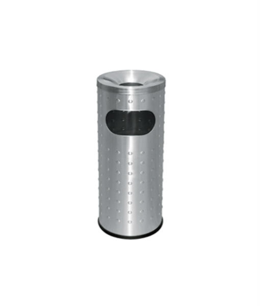 Stainless Steel Round Bin With Top & Side Open – SUGO 128E ( Emboss ...