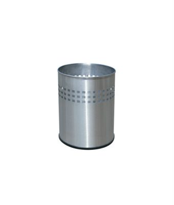 Stainless Steel Round Waste Bin – Sugo 108 - Big Stationery