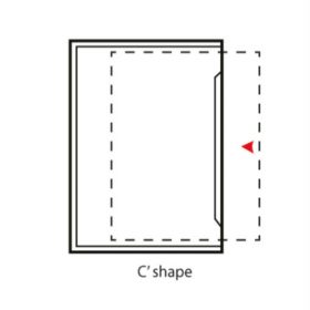 L SHAPE FOLDER | A4 L SHAPE FOLDER | PVC L SHAPE FOLDER - Big Stationery